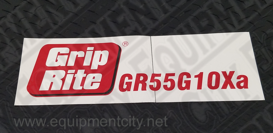 Equipment City — Rolair DECAL GR55G10X PRIME SOURCE 5.5HP COMPRESSOR DECAL