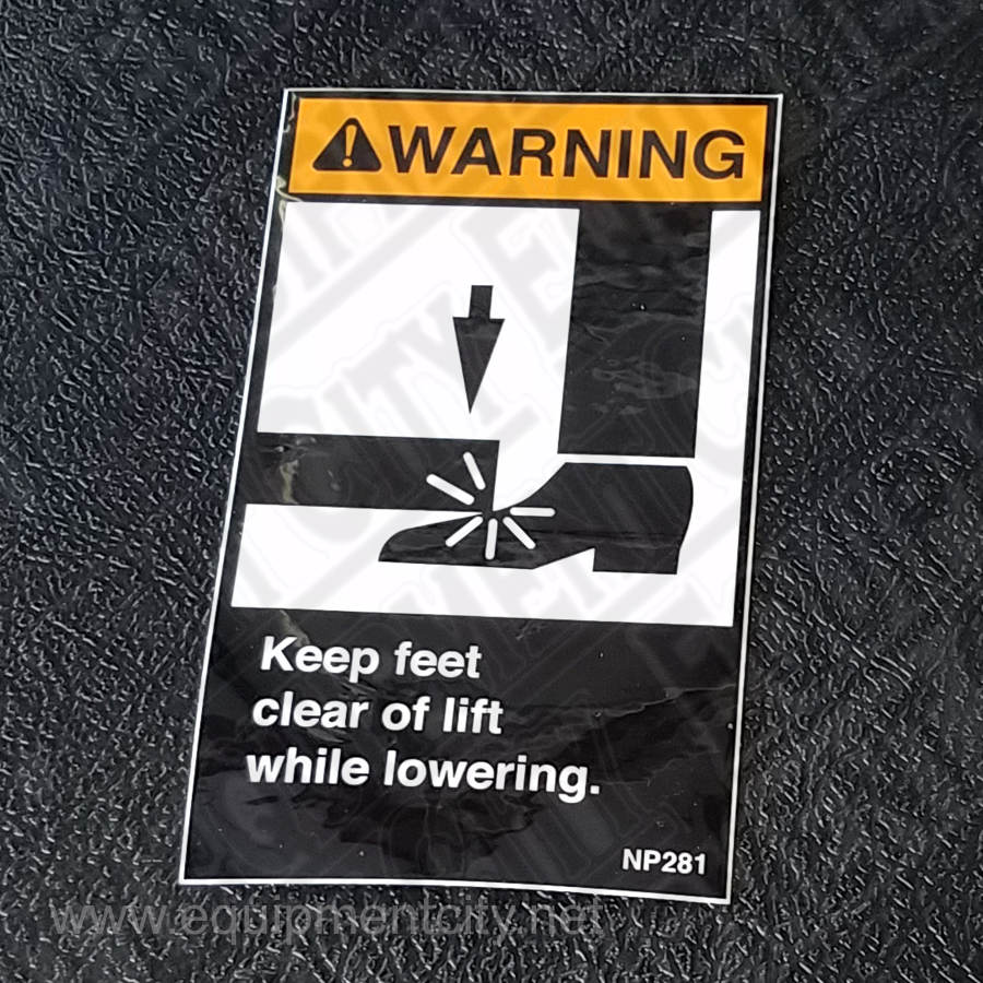 Equipment City — Rotary NP253 KEEP FEET CLEAR WARNING - Included in ...